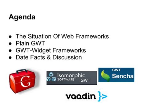 Gwt Widget Frameworkspresentation Ppt