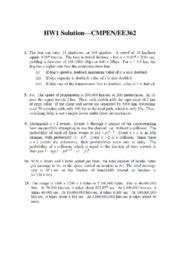 HW1 Solution HW1 SolutionCMPEN EE362 Course Hero