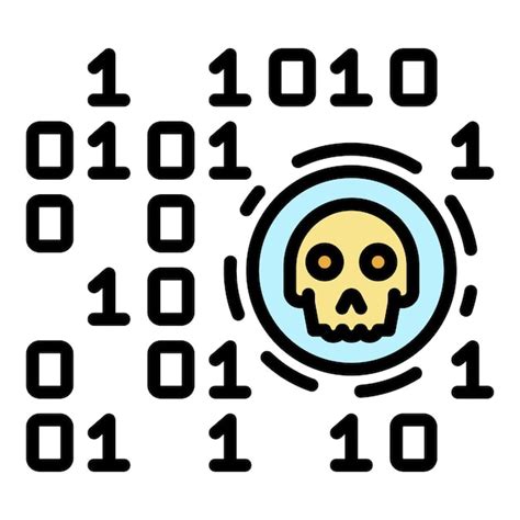 premium vector malicious code icon outline malicious code vector icon