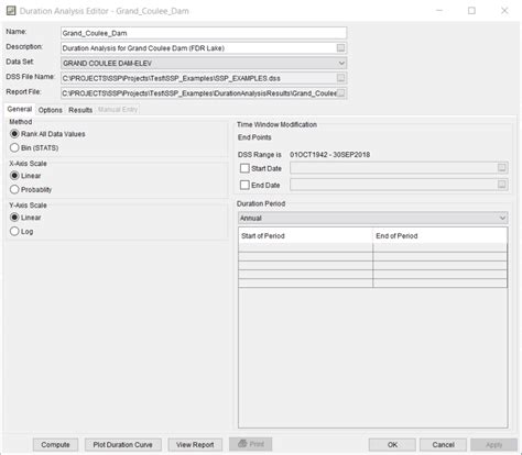 Starting A New Duration Analysis
