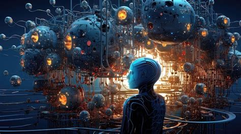 premium photo intelligence neuromorphic computer craft illustration