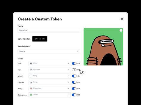 How To Create Custom 1 Of 1 Tokens