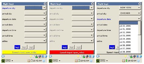 Modality Selection Interaction Mode Examples On The PDA System Is In Download Scientific