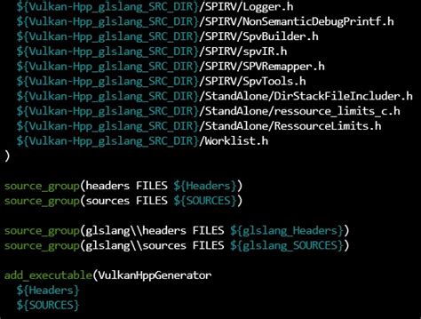 I Have Edited The Cmakelist For Bring Glm Glfw And Glslang Issue KhronosGroup Vulkan