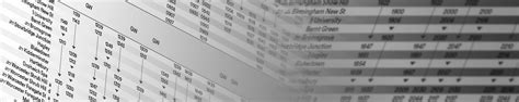 Downloadable Train Timetables And Schedules
