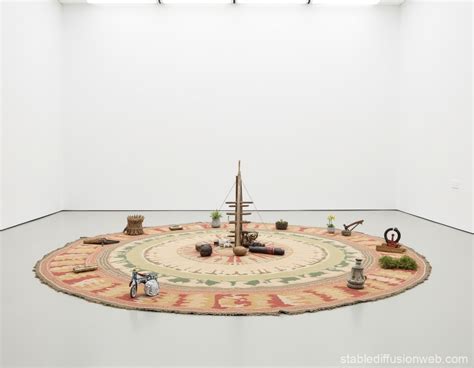 Galery Installation With Ritual Objects Stable Diffusion Online
