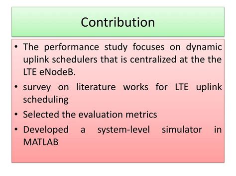 Ppt Uplink Scheduling In Lte Powerpoint Presentation Free Download