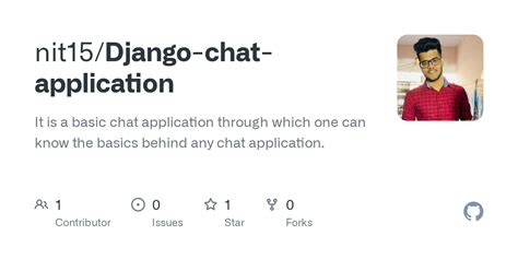 Github Nit15django Chat Application It Is A Basic Chat Application Through Which One Can