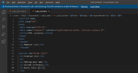 github ardiabdurrahman lab3 web