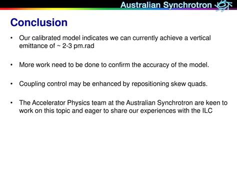 Coupling Correction At The Australian Synchrotron Ppt Download