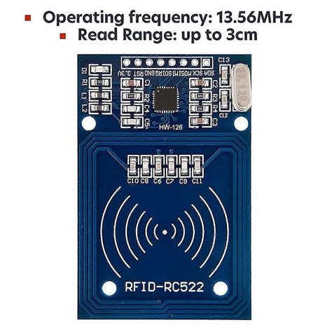 13 56mhz Spi Rc522 Rfid Kit Reader Chip And Card For General Purpose Fruugo Uk