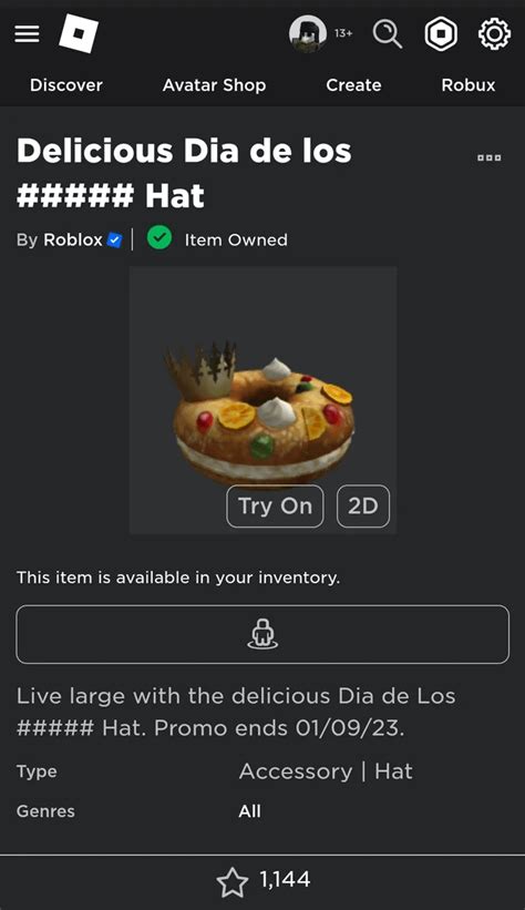 Roblox Censoring Its Own Item Rfacepalm