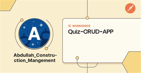 quiz crud app postman api network