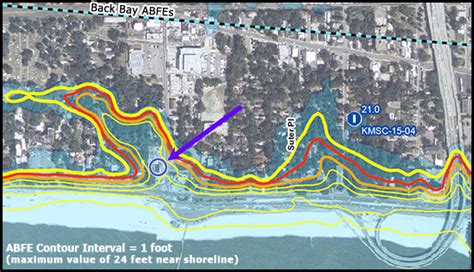 Hurricane Katrina Surge Inundation And Advisory Base Flood Elevation Maps Harrison County