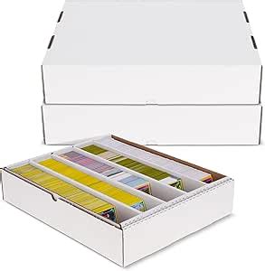 Bcw 5000ct Trading Card Storage Boxes Full Lid 5 Pack