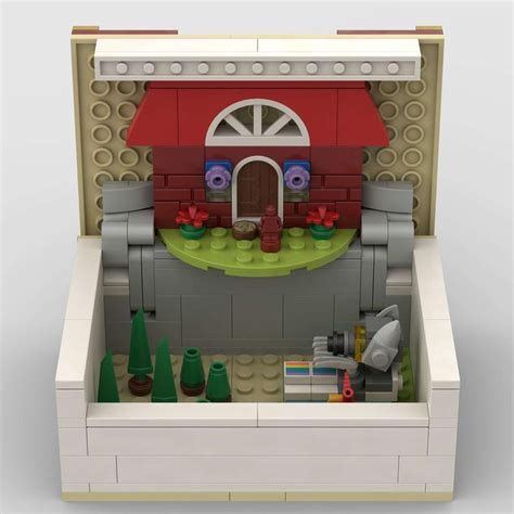 Lego Moc Book Frame Lite1 Lrrh By Uminuo Rebrickable Build With Lego