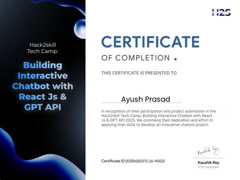 Ayush Prasad On Linkedin Exciting News Im Thrilled To Share That I Successfully Participated