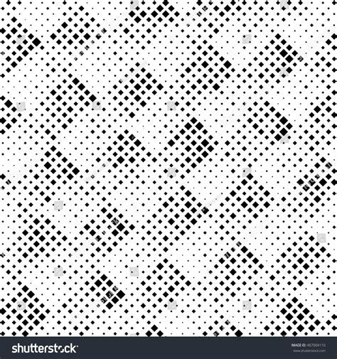 seamless chaotic square pattern vector black stock vector royalty free