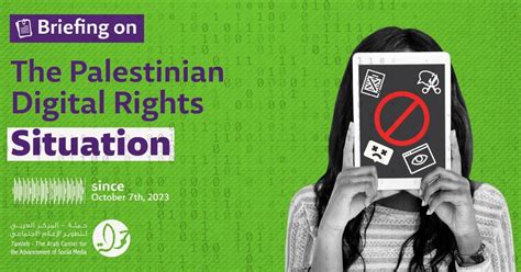 7amleh Launches Briefing On Palestinian Digital Rights Situation Since