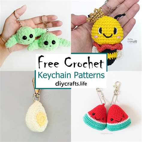 16 Crochet Keychain Patterns Free Stylish And Functional Diy Crafts