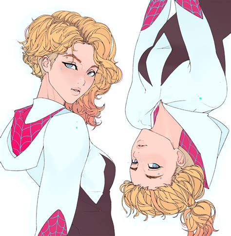 Elliemaplefox Artist Gwen Stacy Marvel Fandoms Art Girl