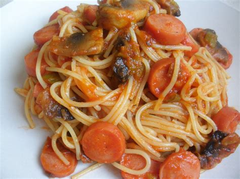 Come To Cook Μακαρονια με λουκανικο και μανιταρια