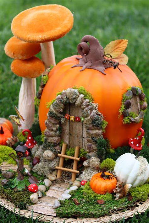 Pumpkin Fairy House A Girl And A Glue Gun