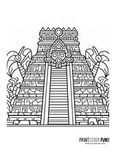 Dibujo Teotihuacan