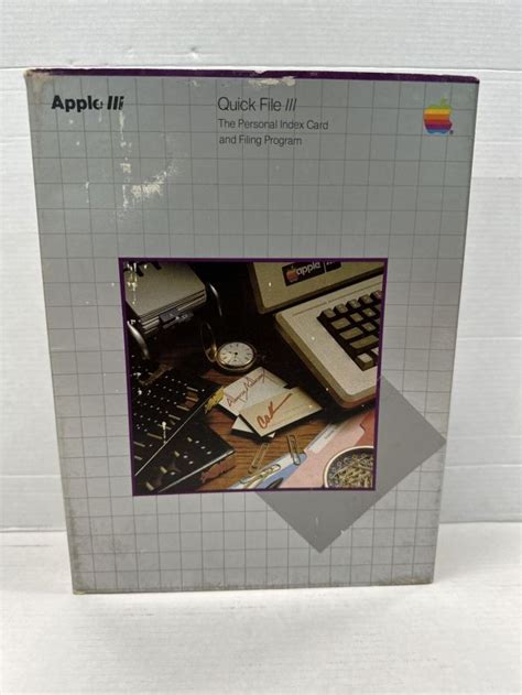 Apple Quick File Iii Higher Intellect Vintage Wiki