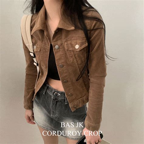 슈가파우더 슈가파우더 봄아우터사이즈선택 코듀로이 슬림핏 자켓셔츠 3color 위시버킷