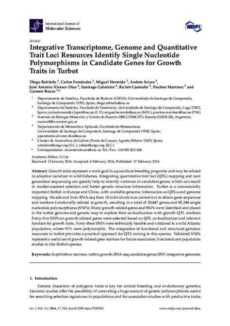 Pdf Integrative Transcriptome Genome And Quantitative Trait Loci Resources Identify Single