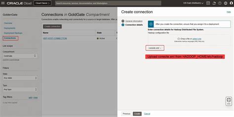 Oci Goldengate Service To Hadoop Hdfs Oraclegg