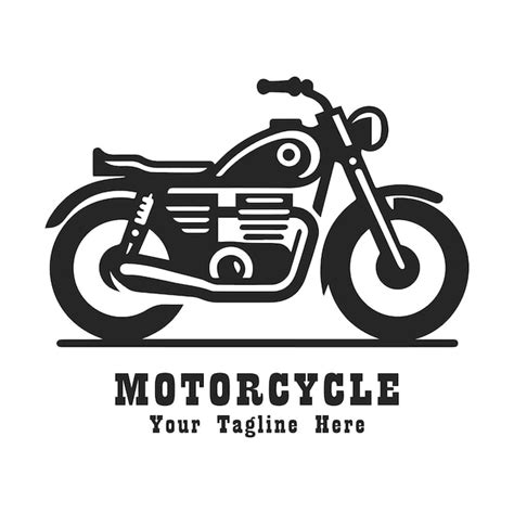 Simple Logo Motorcycle Vector Premium Ai Generated Vector