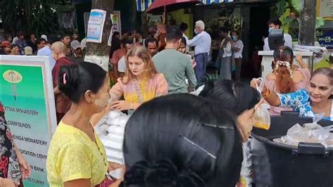 12 8 2023 သရက်တောကျောင်းတိုက် သဘာဝတရားရိပ်သာ၌ နေ့စဥ် ထမင်း ဟင်း အဟာရဒါန