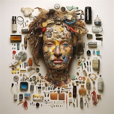 Use Found Objects To Create A Visual Representation Of You Premium Ai
