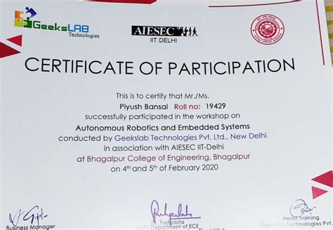 Piyush Bansal On Linkedin Robotics Iitdelhi Aiesec