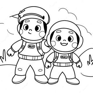 Mikey And Jj Coloring Pages Pagestocoloring Com