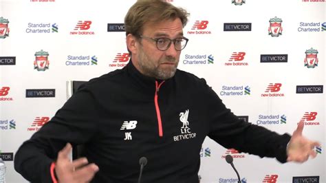 Jurgen Klopp Full Pre Match Press Conference Stoke V Liverpool Youtube