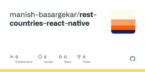 Github Manish Basargekar Rest Countries React Native