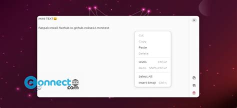 mini text editor application