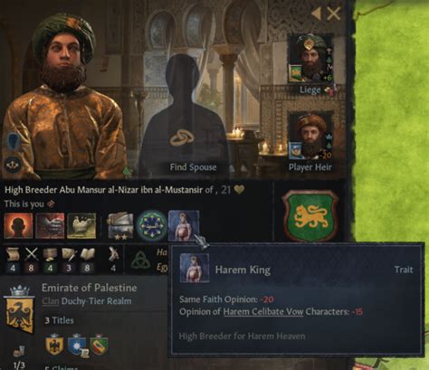 Harem King Crusader Kings 3 LoversLab