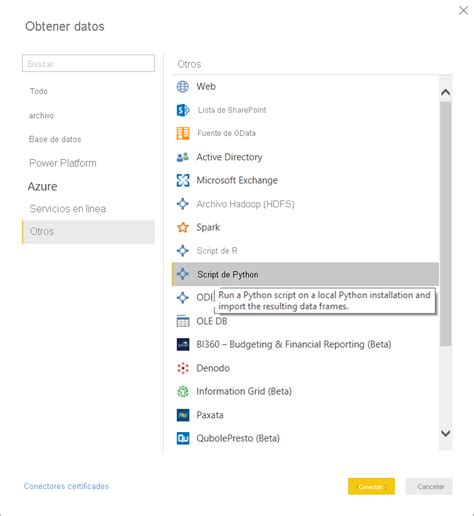 Ejecución De Scripts De Python En Power Bi Desktop Power Bi