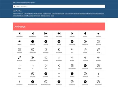 React Native Vector Icons By Oblador A React Native Template Built At Lightspeed