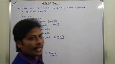 Consensus Theorem Boolean Algebra Theorems Boolean Algebra Dld Stld Boolean Theorems