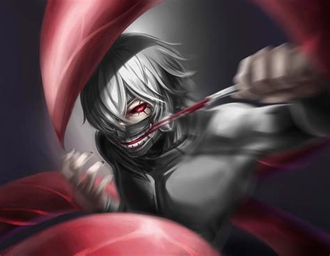Kaneki Ken Tokyo Ghoul Art Wallpaper Hd Anime 4k Wallpapers Images And Background
