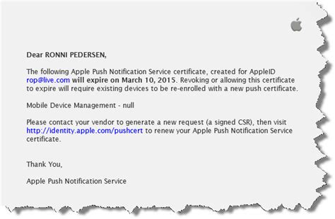 Renew Apple Push Notification Certificate For Microsoft Intune