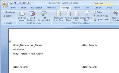mail merge for dummies creating address labels in word 2007 artofit