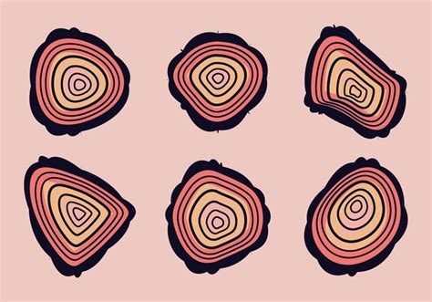 Free Tree Rings Vector Illustration Vector Art At Vecteezy