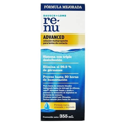 Renu Fresh Solución Para Lentes de Contacto Renu Advanced x 355 ml ...