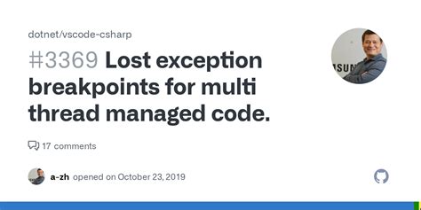 Lost Exception Breakpoints For Multi Thread Managed Code Issue Dotnet Vscode Csharp
